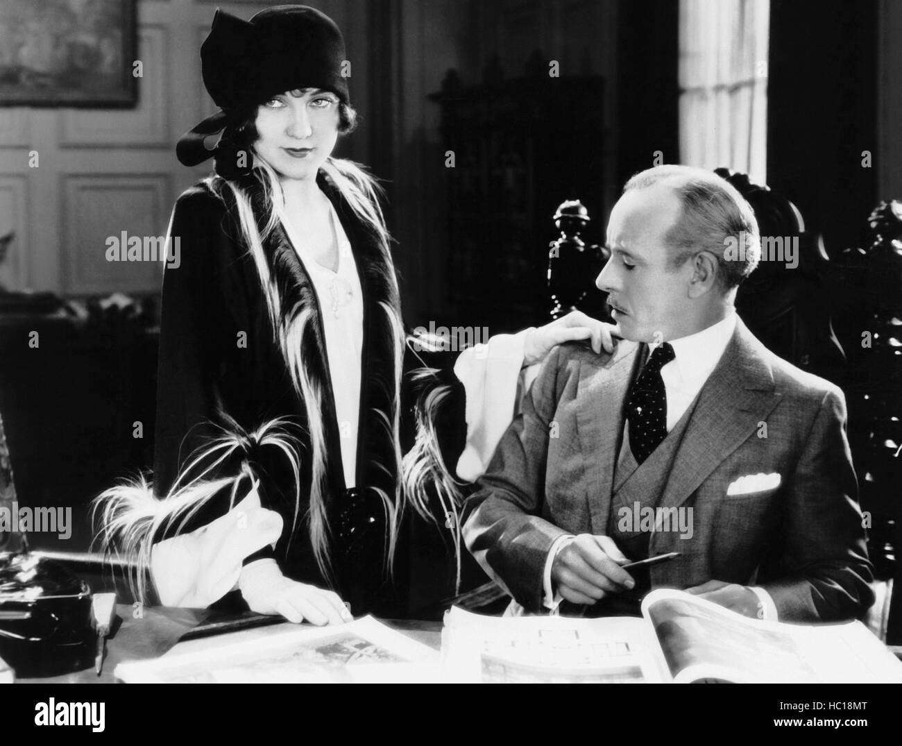 LONESOME LADIES, from left, Jane Winton, Lewis Stone, 1927 Stock Photo ...