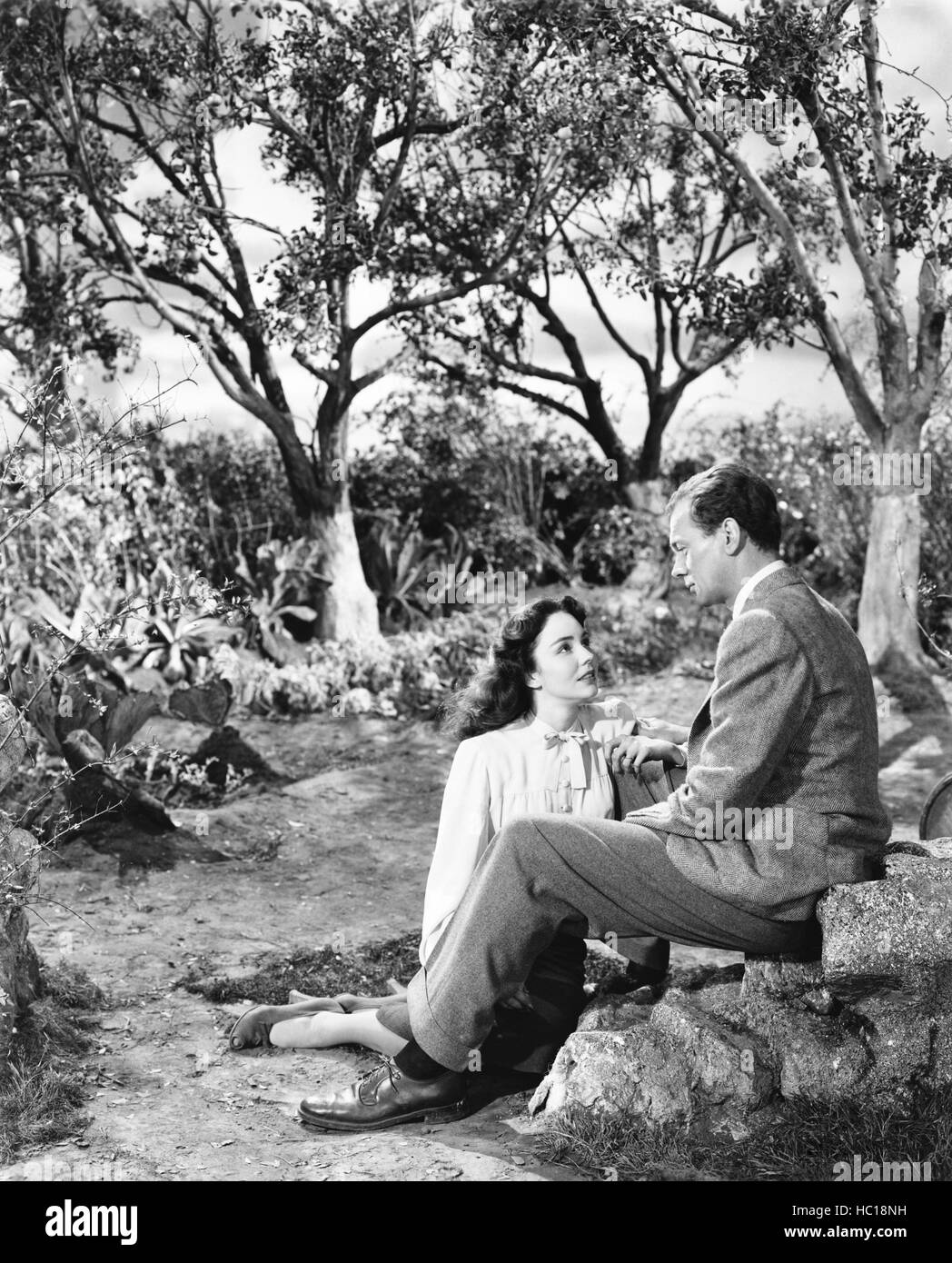 LOVE LETTERS from left, Jennifer Jones, Joseph Cotten, 1945 Stock Photo ...