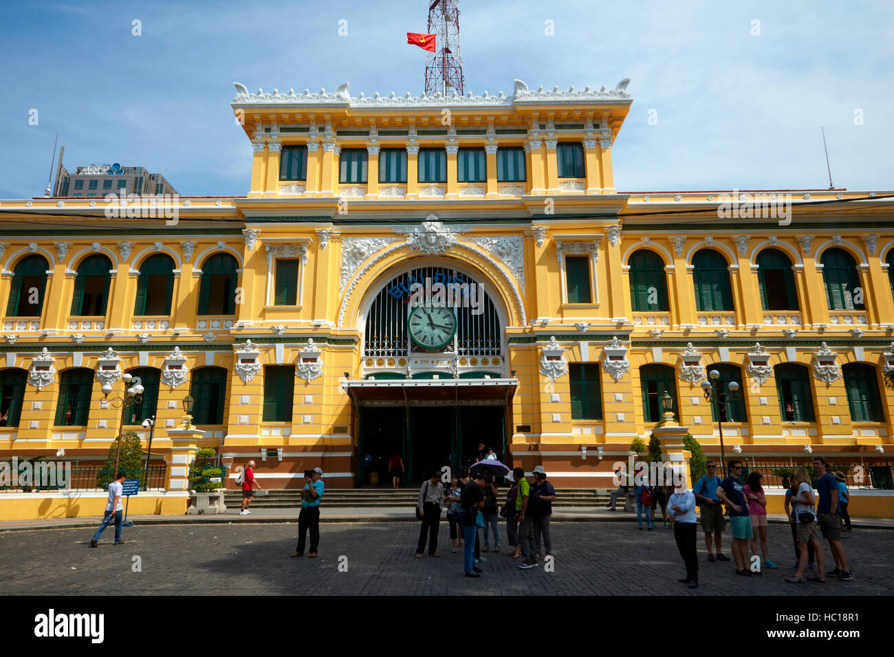 Vietnam saigon ho chi minh city old post office hi-res stock ...