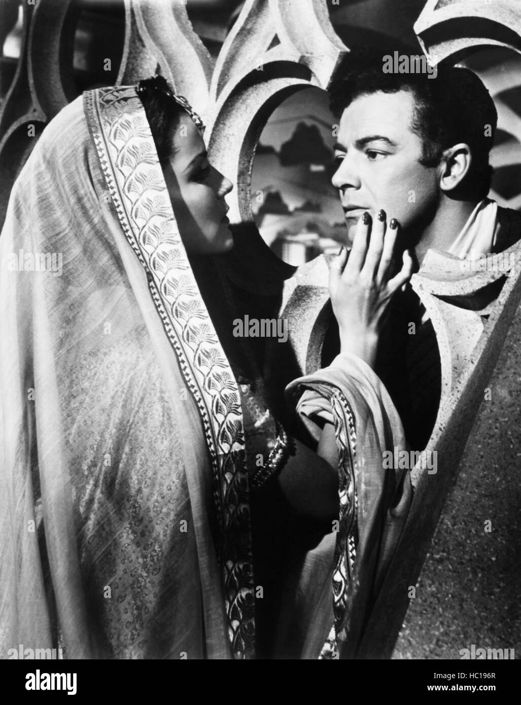THE LOVES OF OMAR KHAYYAM, (aka OMAR KHAYYAM), from left, Debra Paget ...