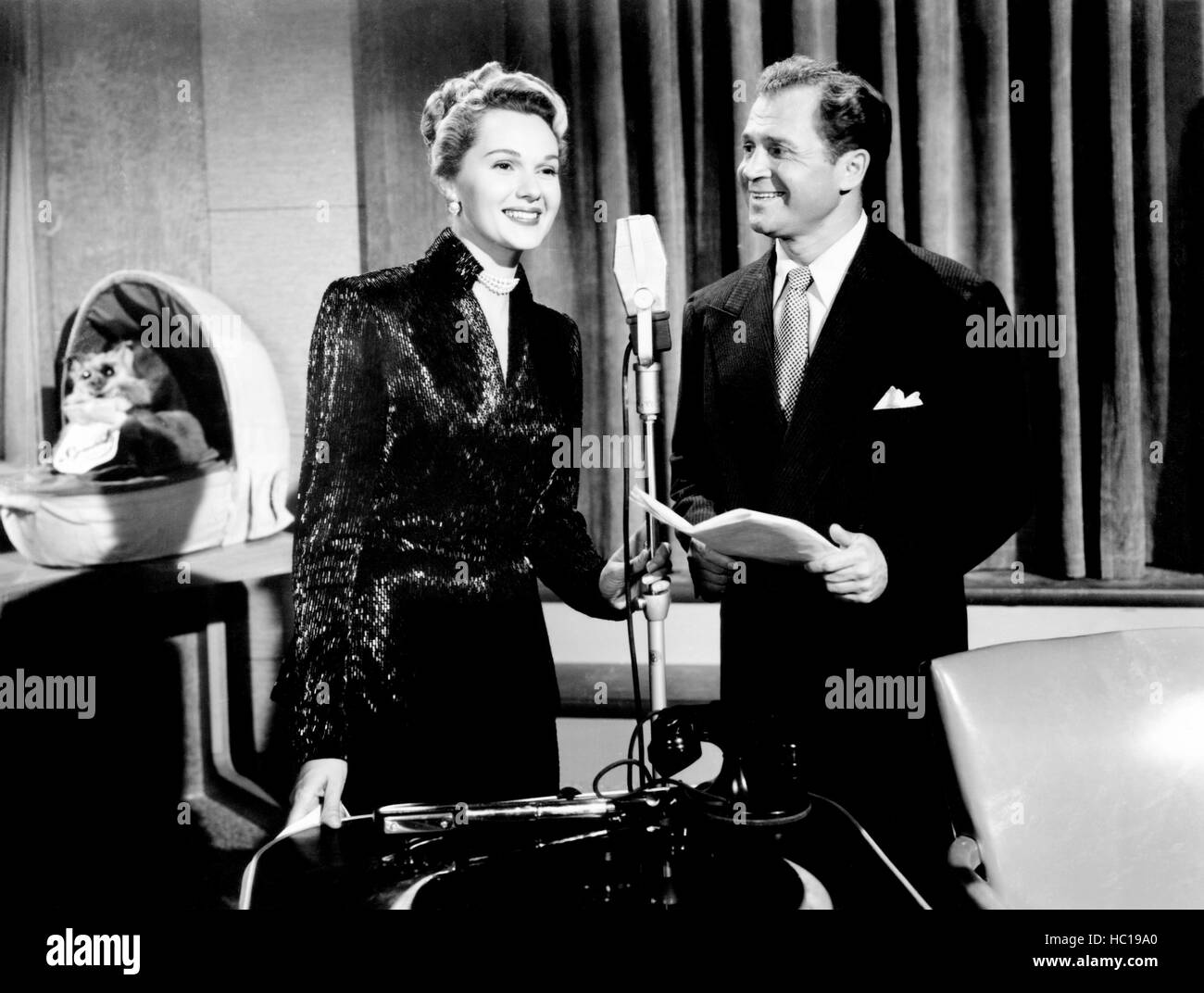 MAKE BELIEVE BALLROOM, from left, Adele Jergens, Al Jarvis, 1949 Stock ...
