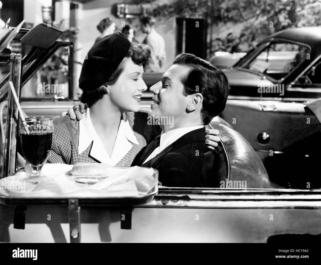 MAKE BELIEVE BALLROOM, from left, Ruth Warrick, Ron Randell, 1949 Stock ...