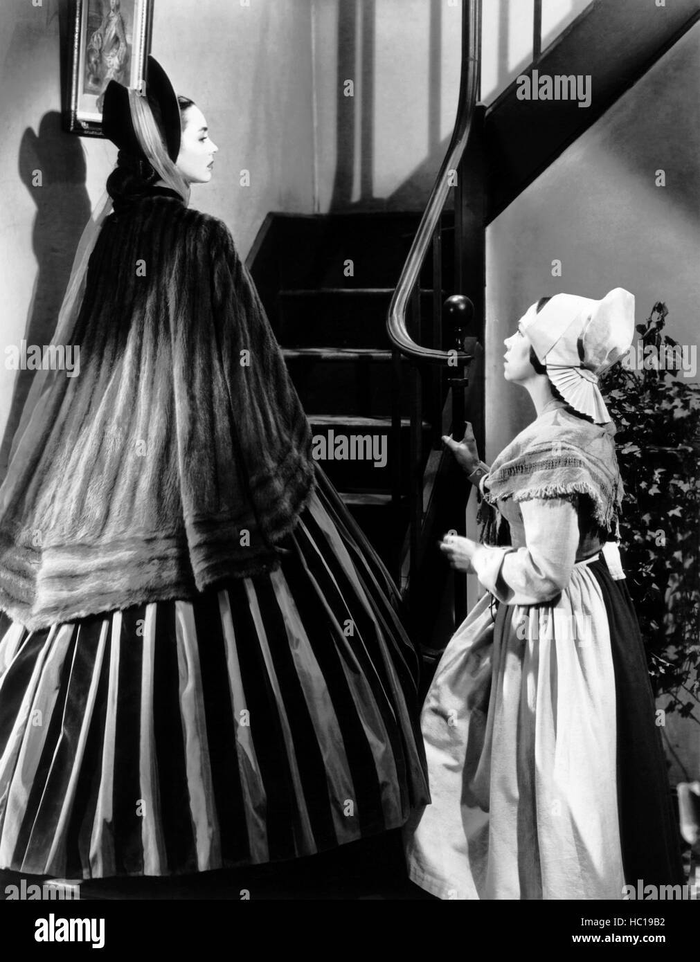 MADAME BOVARY, from left, Jennifer Jones, Ellen Corby, 1949 Stock Photo ...