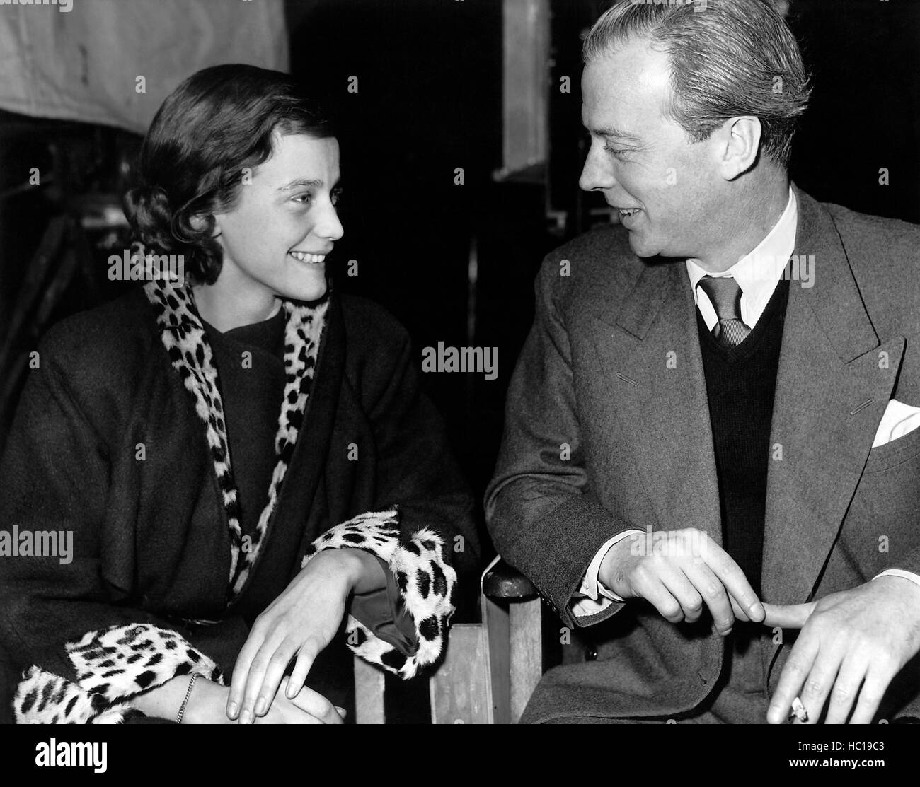 THE MAGIC BOX, Maria Schell, screenwriter Eric Ambler on set, 1951 ...