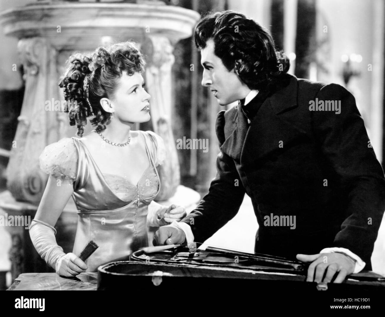 THE MAGIC BOW, from left, Jean Kent, Stewart Granger, 1946 Stock Photo ...