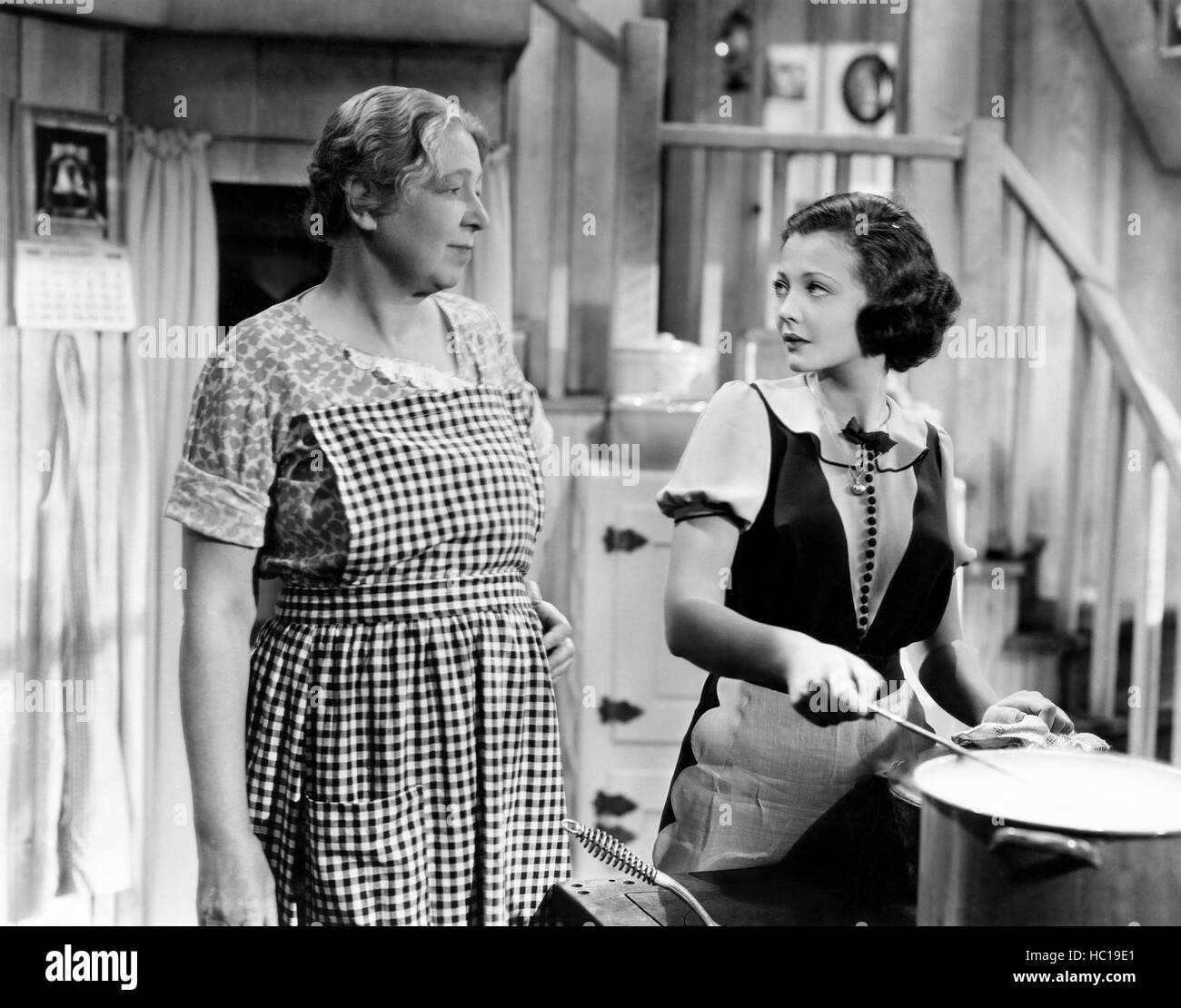 MARY BURNS, FUGITIVE, from left: Esther Dale, Sylvia Sidney, 1935 Stock ...