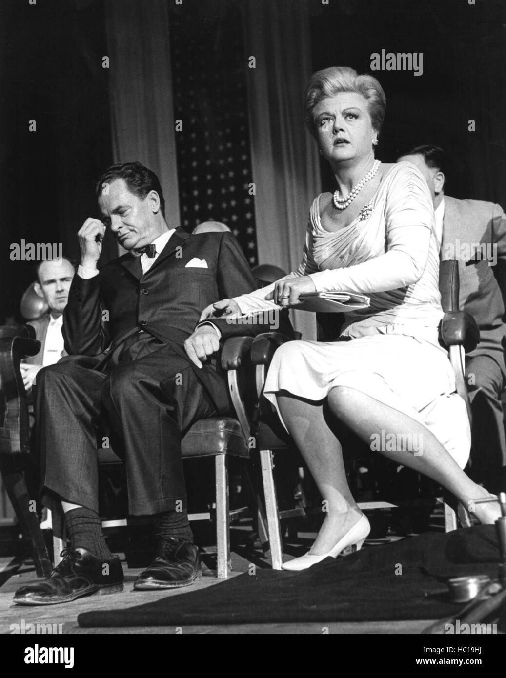 THE MANCHURIAN CANDIDATE, James Gregory, Angela Lansbury, 1962 Stock ...