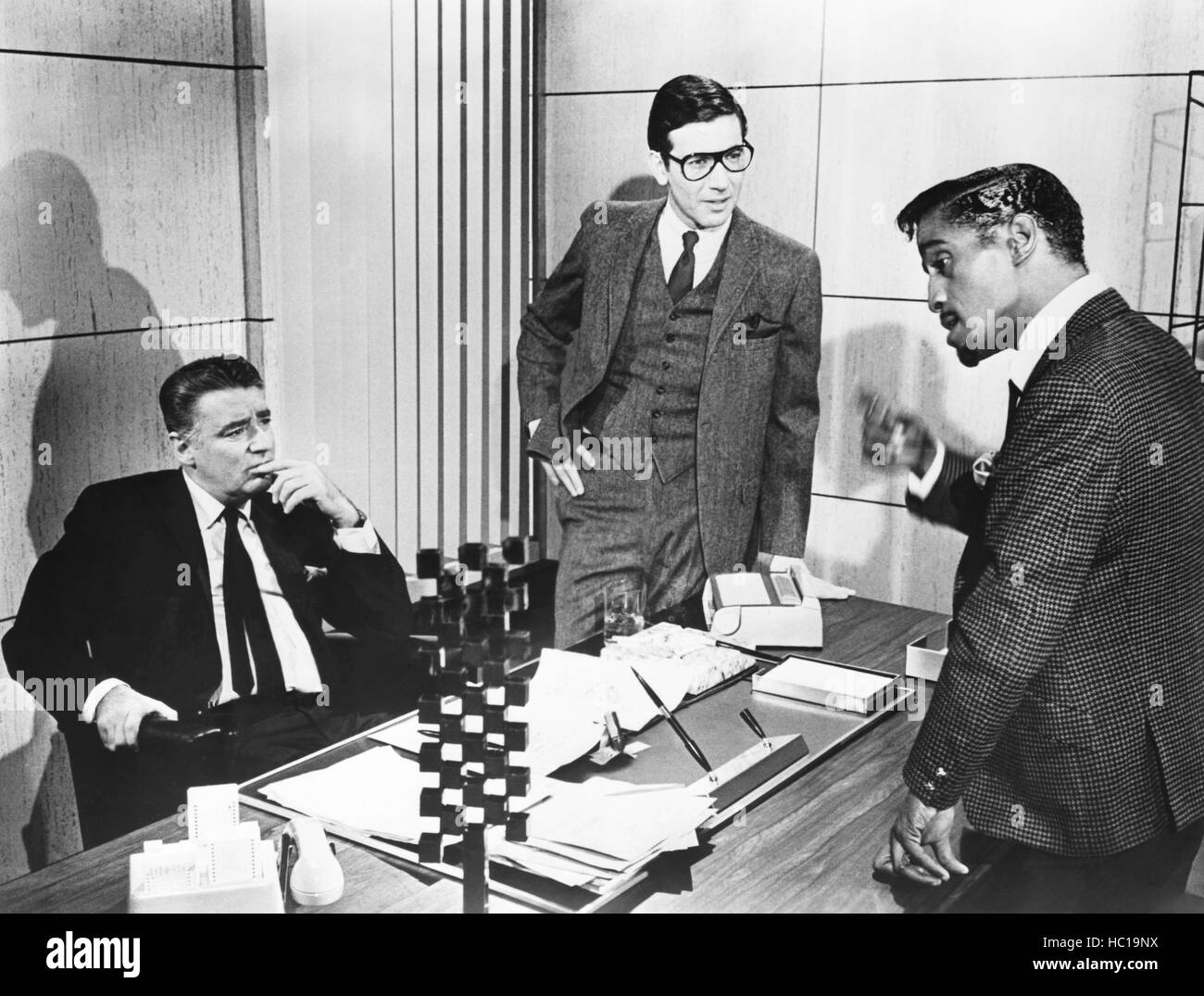 A MAN CALLED ADAM, from left: Peter Lawford, Michael Lipton, Sammy ...