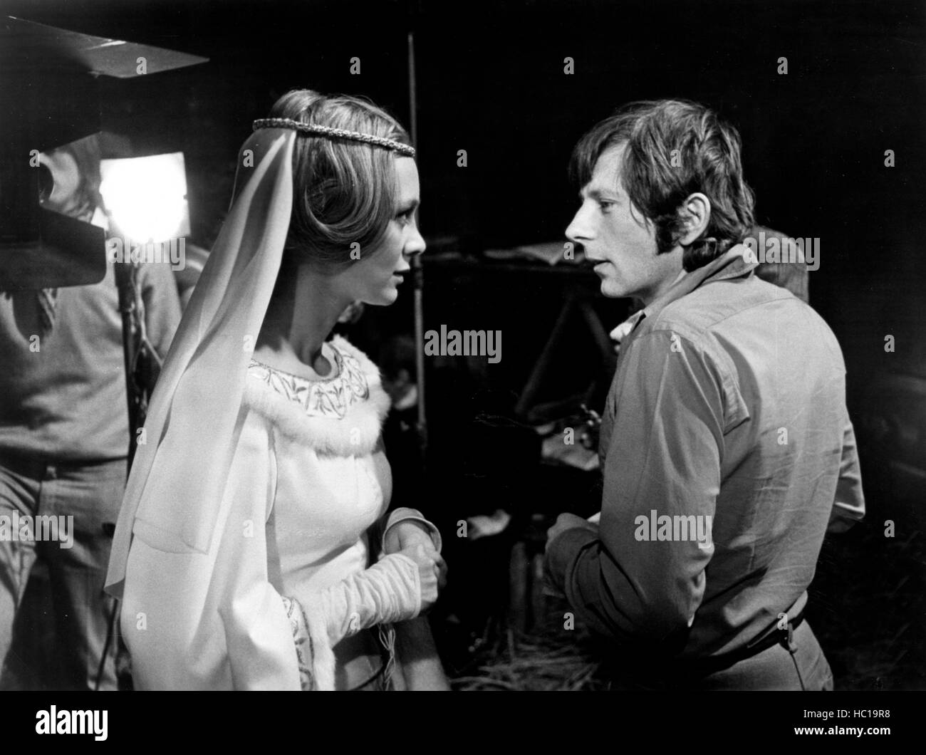 MACBETH, from left, Francesca Annis, director Roman Polanski, on-set ...