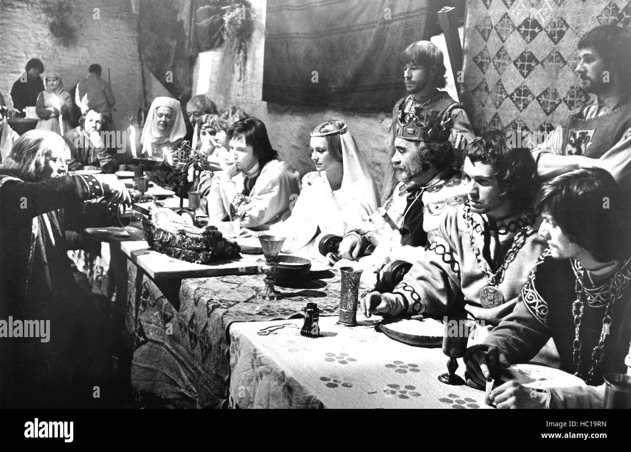 MACBETH, (2nd r.Jon Finch, Nicholas Selby, Francesca Annis)1971 Stock ...