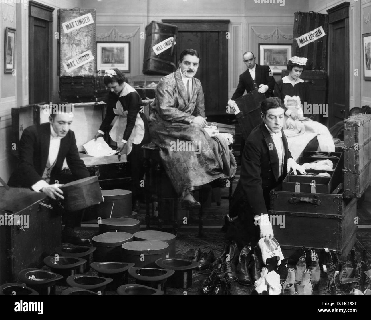 MAX COMES ACROSS, Max Linder, 1917 Stock Photo - Alamy