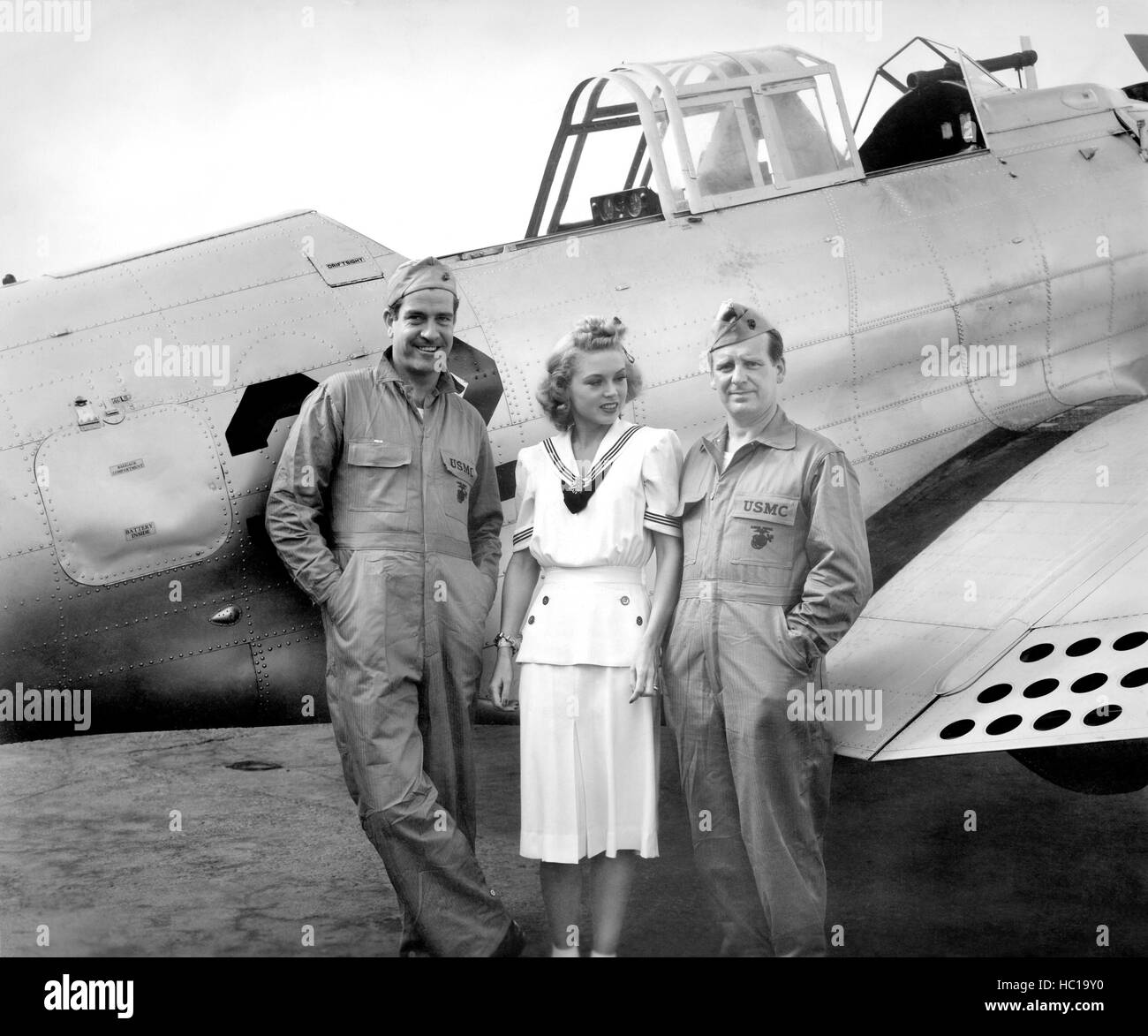 THE MARINES COME THRU, (aka FIGHT ON, MARINES!), from left, Grant ...