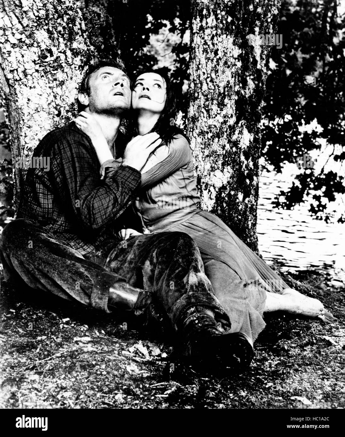 MADEMOISELLE, from left: Ettore Manni, Jeanne Moreau, 1966 Stock Photo ...