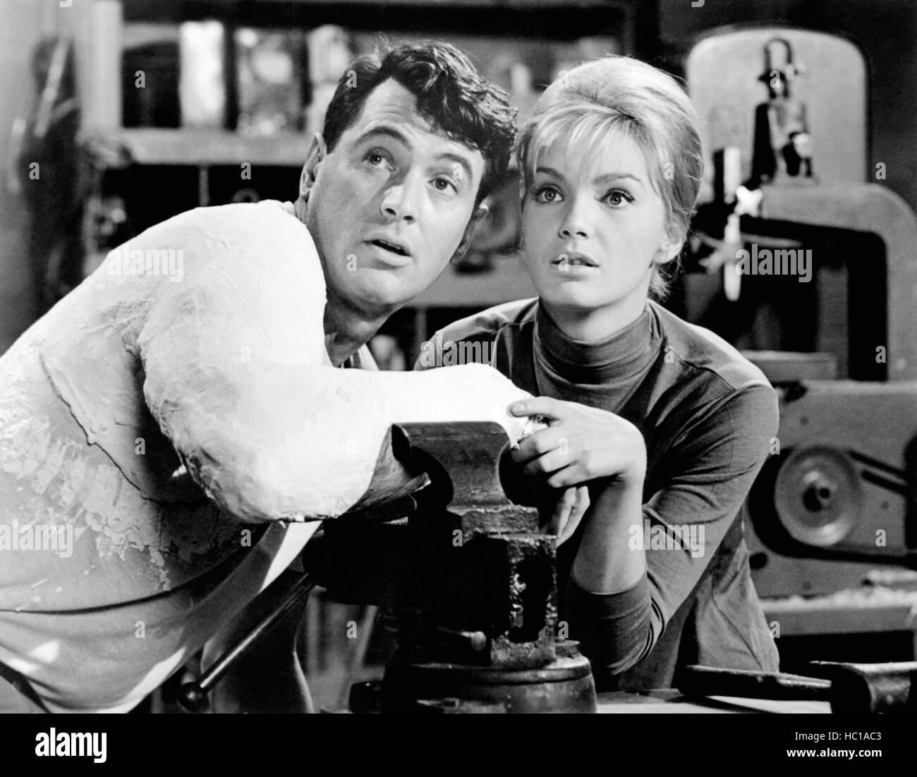 MAN'S FAVORITE SPORT?, from left: Rock Hudson, Maria Perschy, 1964 ...