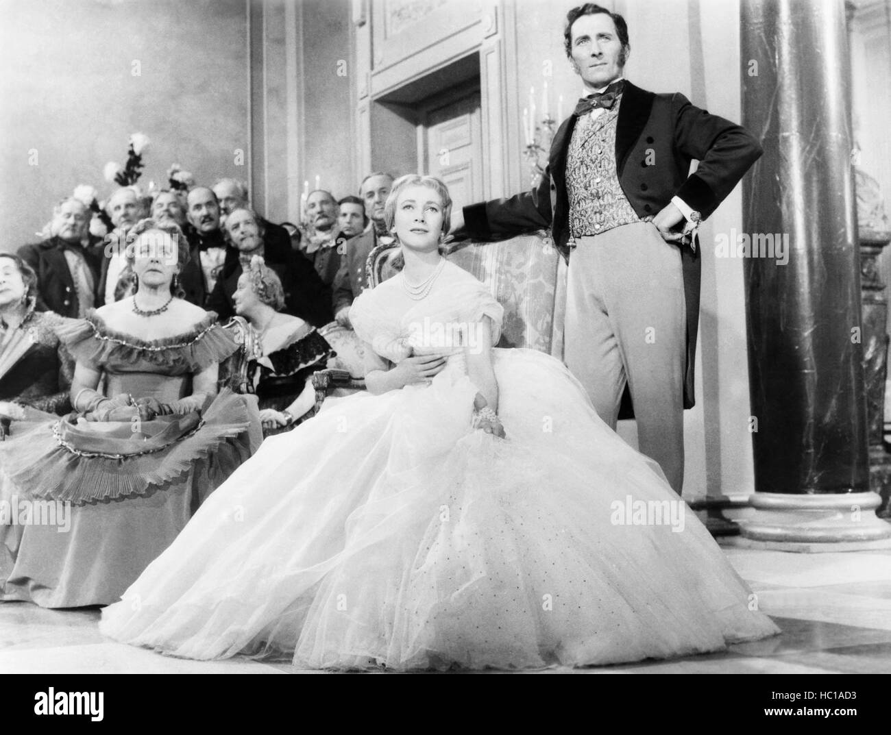 MAGIC FIRE, front from left: Valentina Cortese, Peter Cushing, 1955 ...