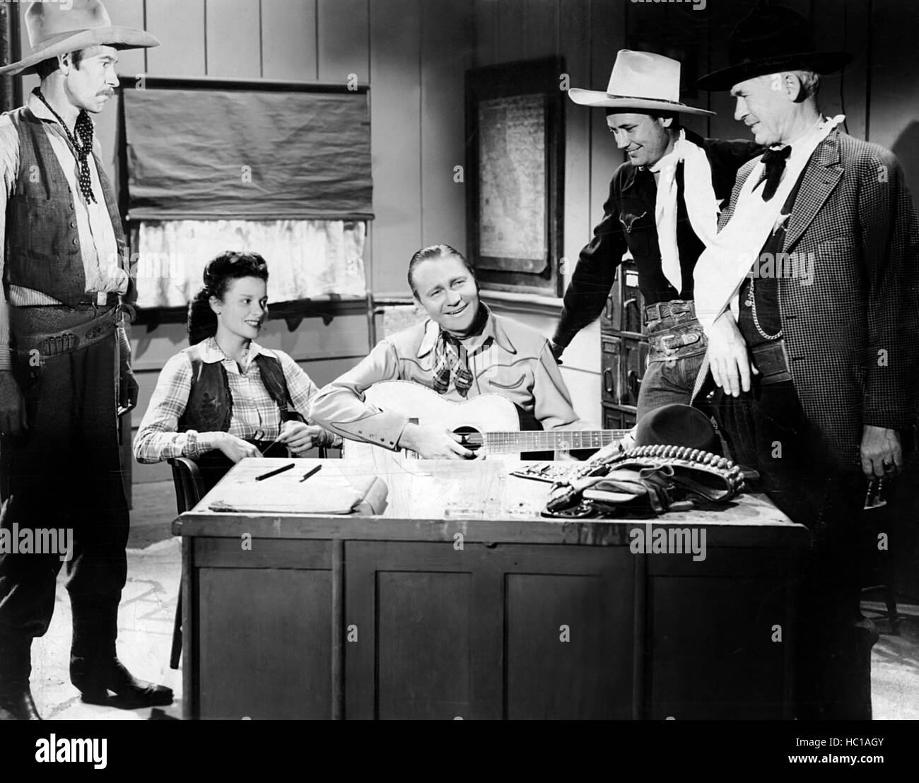 MARKED FOR MURDER, from left: Guy Wilkerson, Marilyn McConnell, Tex ...