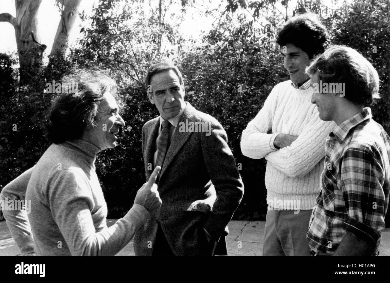 MAKING LOVE, from left: director Arthur Hiller, producer Daniel Melnick ...