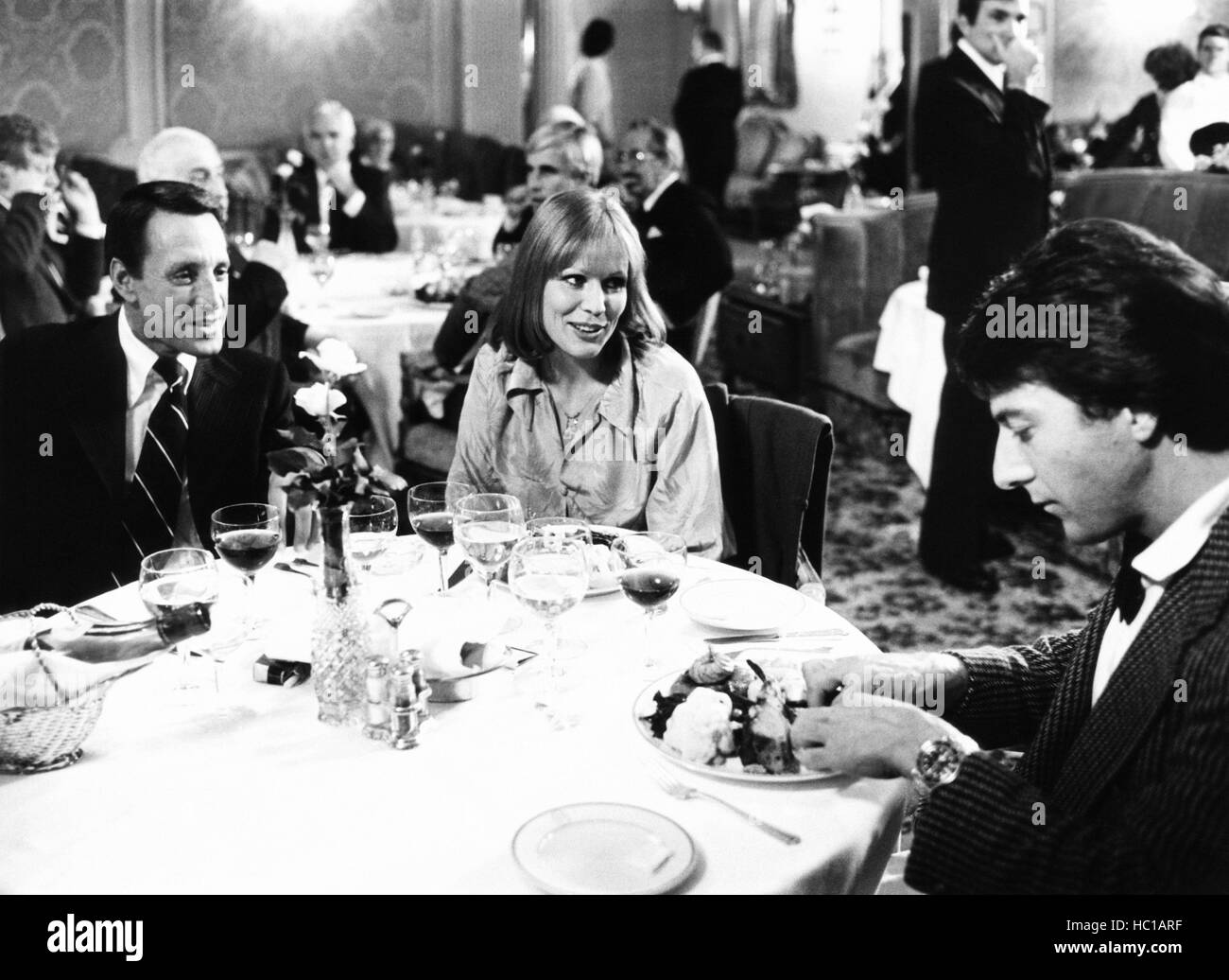 MARATHON MAN, from left, Roy Scheider, Marthe Keller, Dustin Hoffman ...