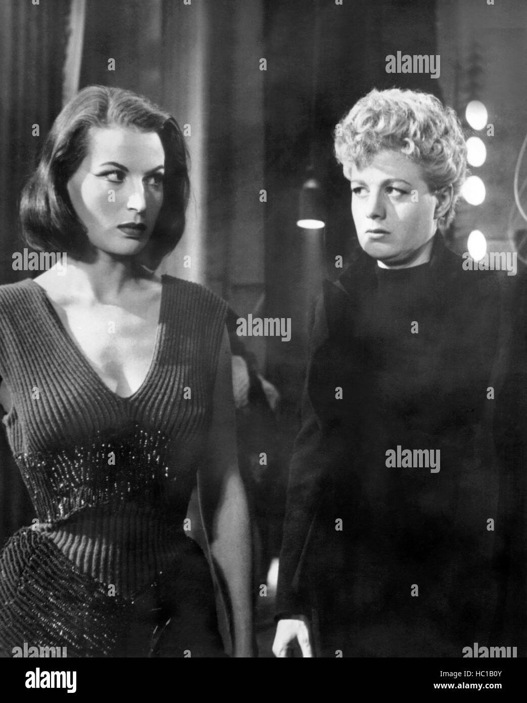 MAMBO, from left: Silvana Mangano, Shelley Winters, 1954 Stock Photo ...