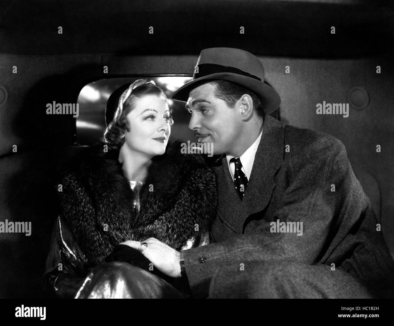 MANHATTAN MELODRAMA, Myrna Loy, Clark Gable, 1934 Stock Photo - Alamy