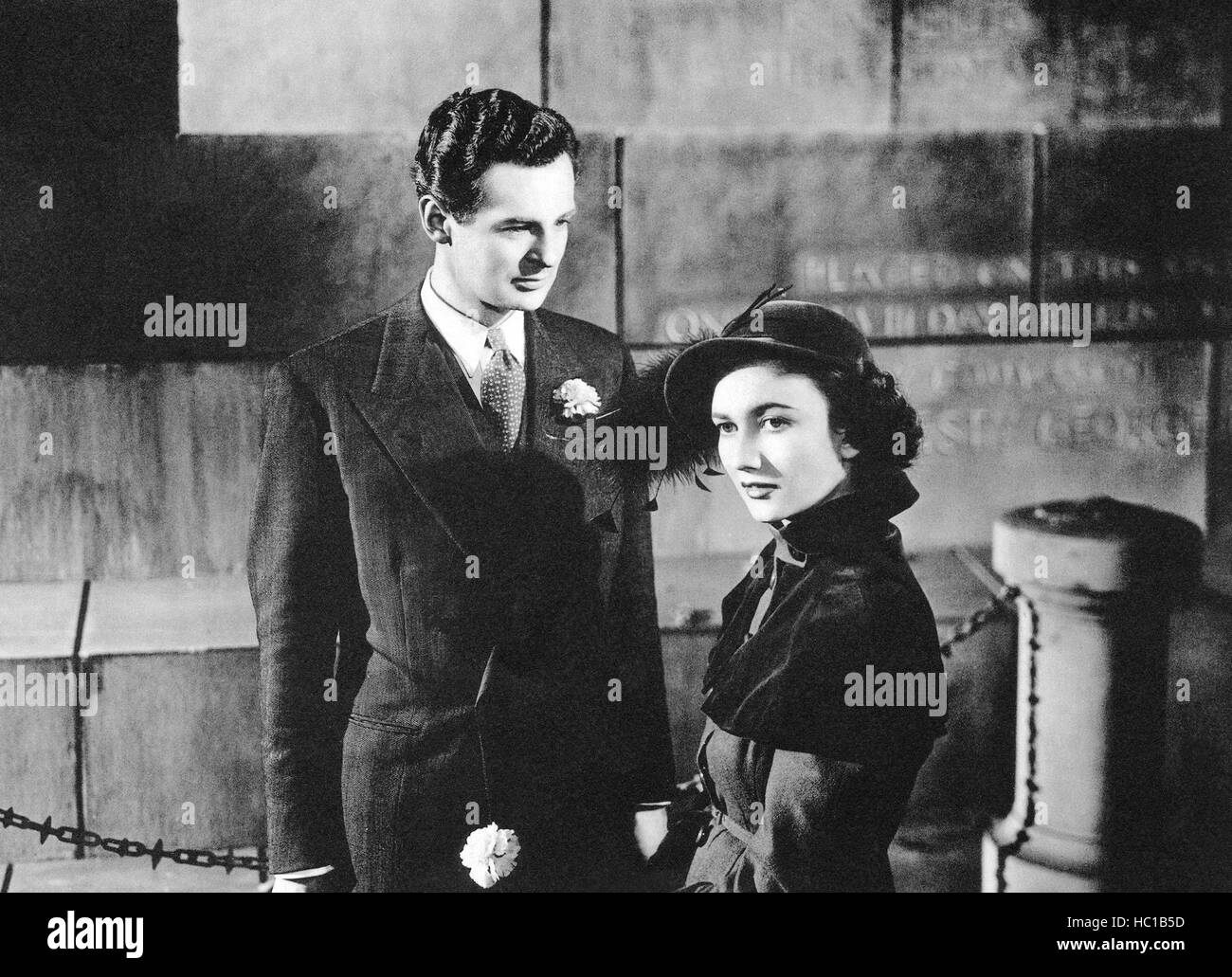 MARRY ME, from left: Derek Bond, Zena Marshall, 1949 Stock Photo - Alamy