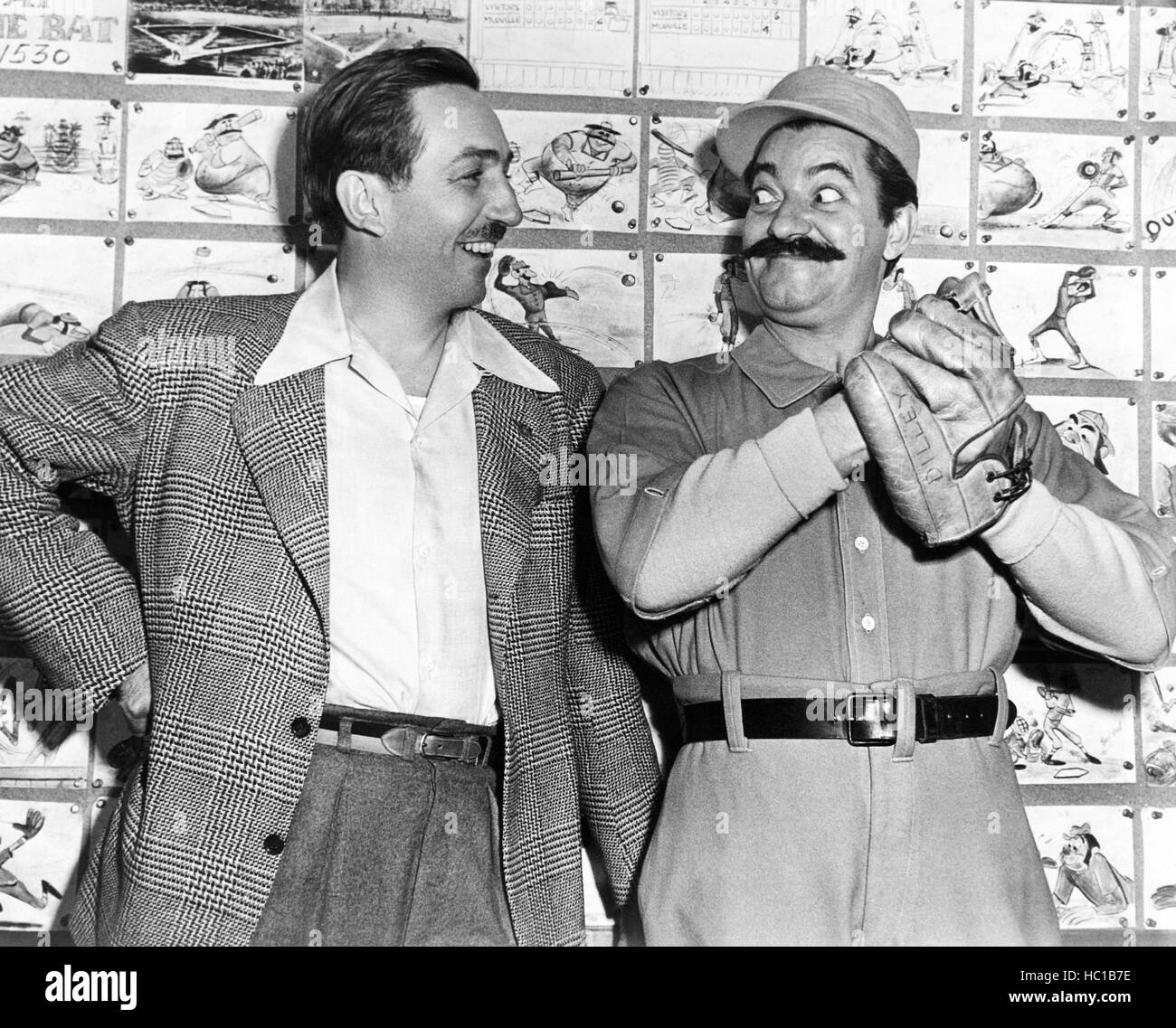 MAKE MINE MUSIC, from left: producer Walt Disney with Jerry Colonna in ...