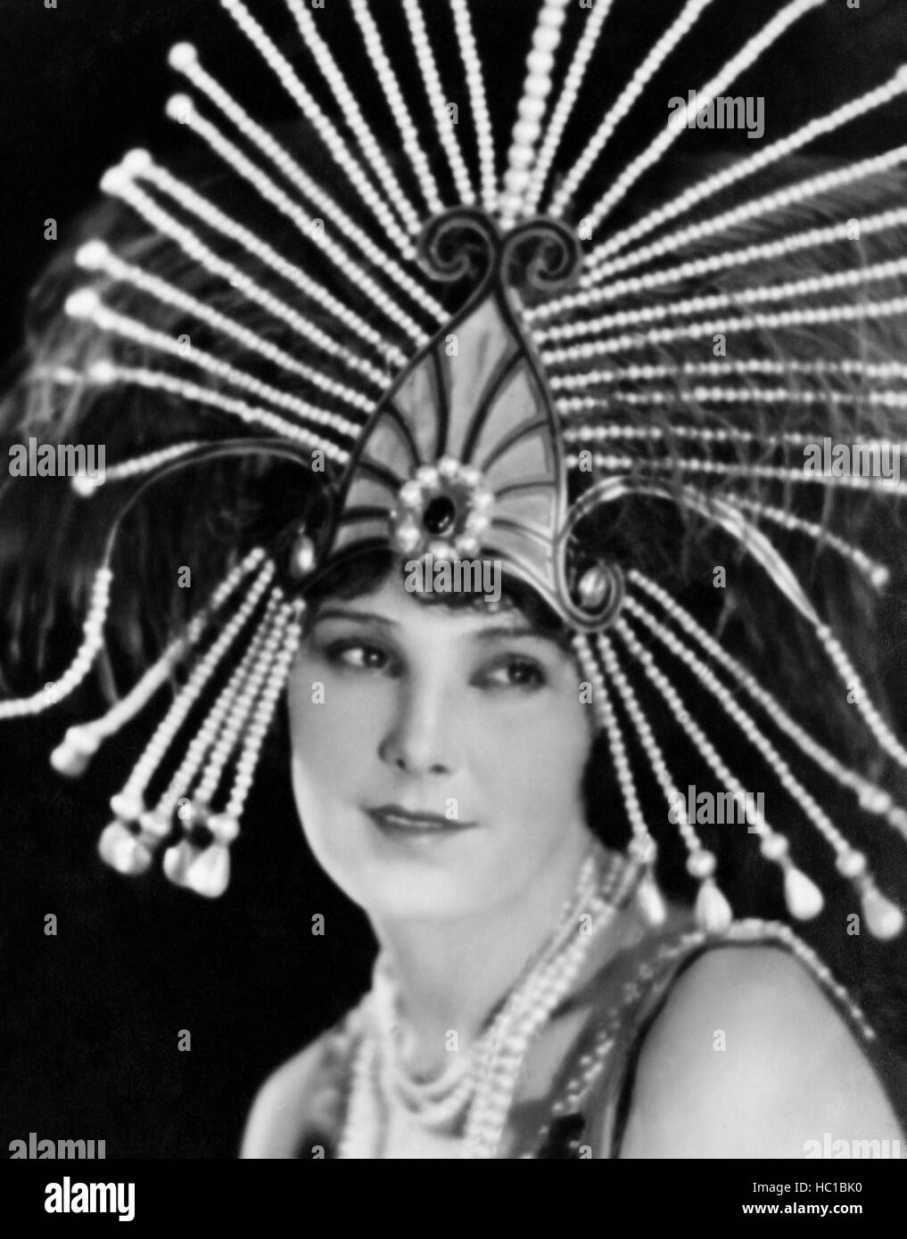 MANSLAUGHTER, Leatrice Joy, (in a headdress by Paul Iribe), 1922 Stock ...