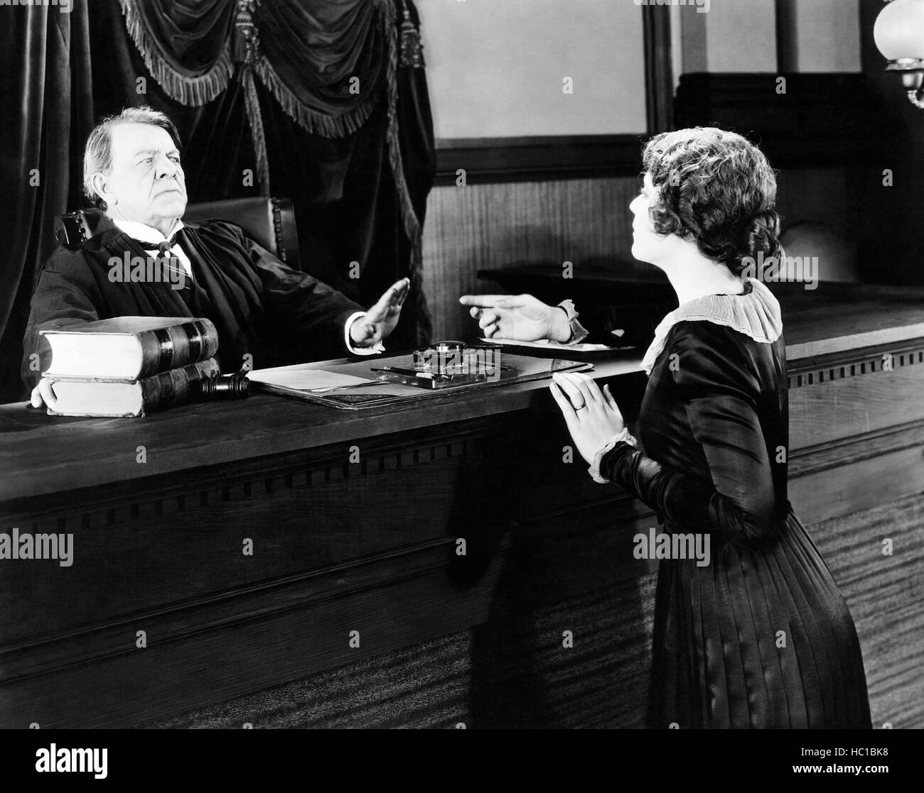 MANSLAUGHTER, from left: George Fawcett, Leatrice Joy, 1922 Stock Photo ...