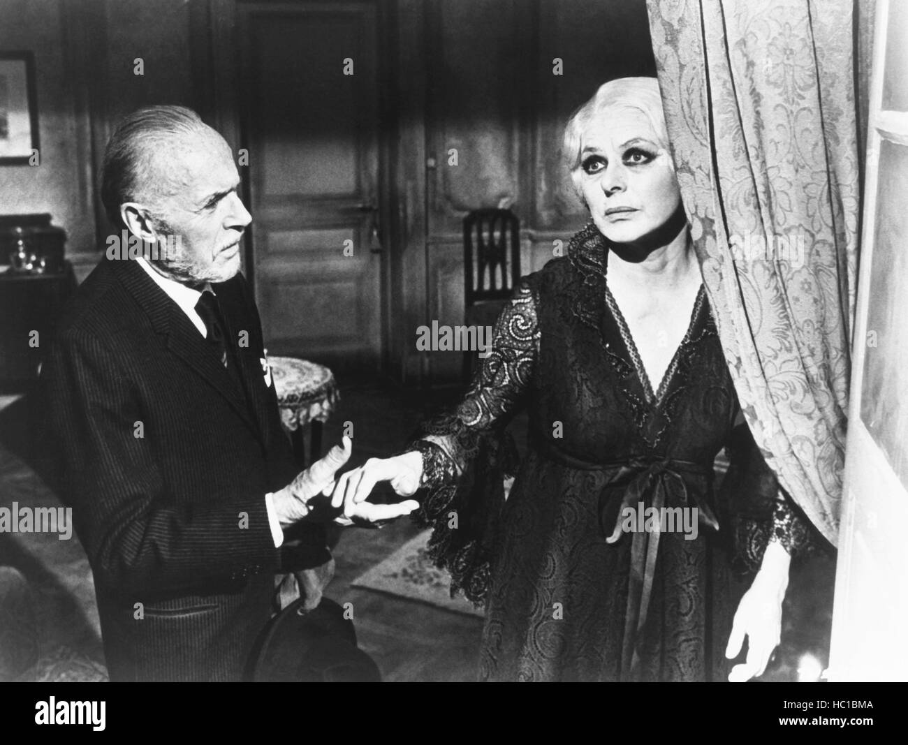 A MATTER OF TIME, from left: Charles Boyer, Ingrid Bergman, 1976 Stock ...