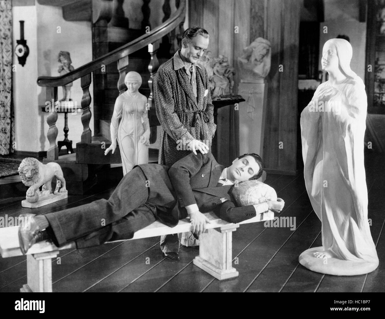 MAGNIFICENT OBSESSION, Ralph Morgan, Robert Taylor, 1935 Stock Photo ...