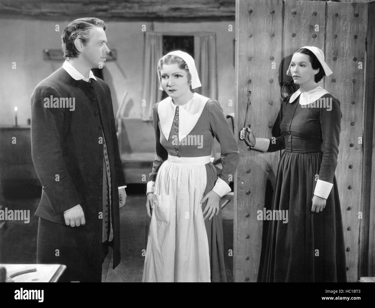 MAID OF SALEM, from left: Harvey Stephens, Claudette Colbert, Gale ...