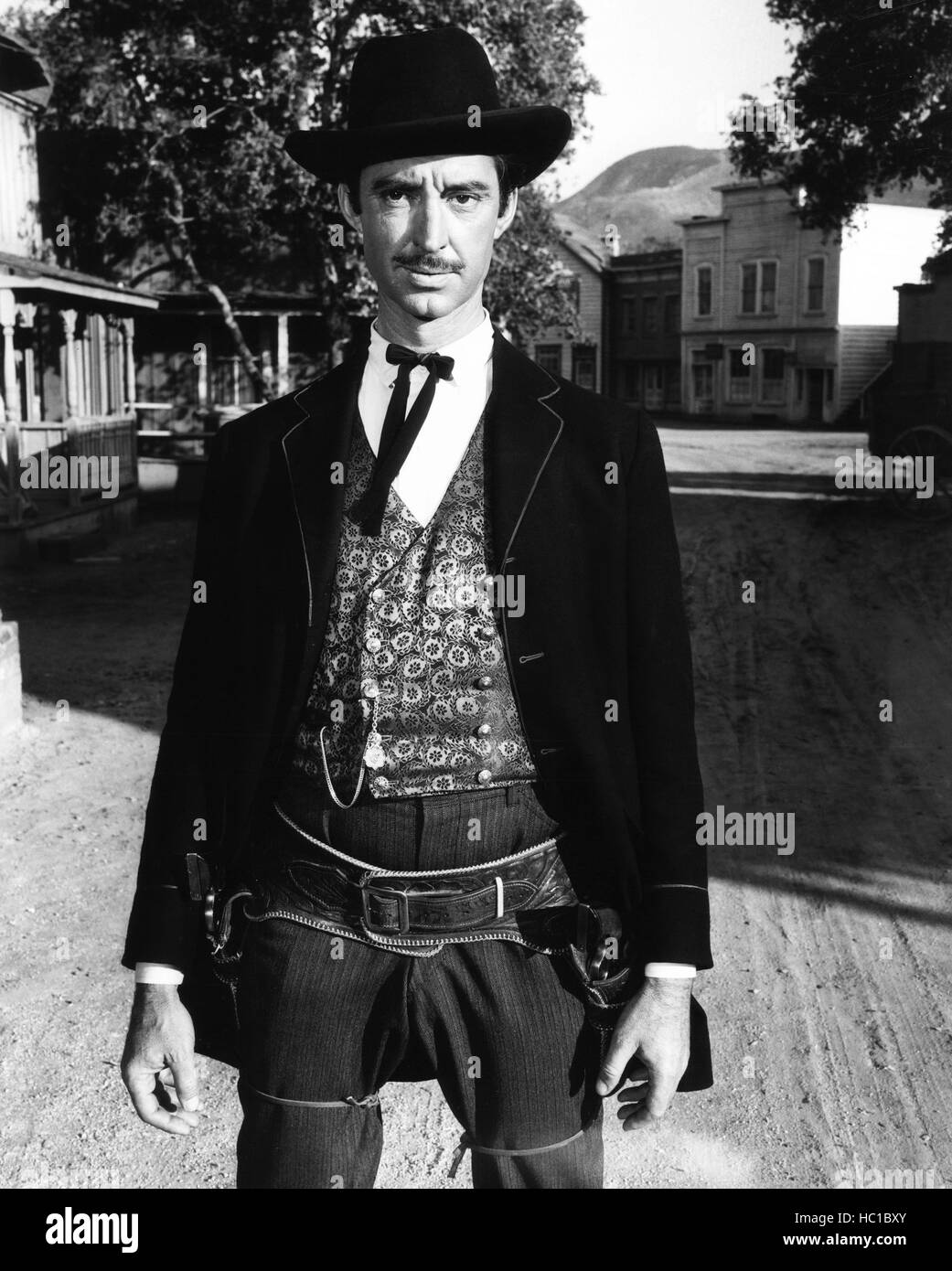 MASTERSON OF KANSAS, James Griffith as Doc Holliday, 1954 Stock Photo ...