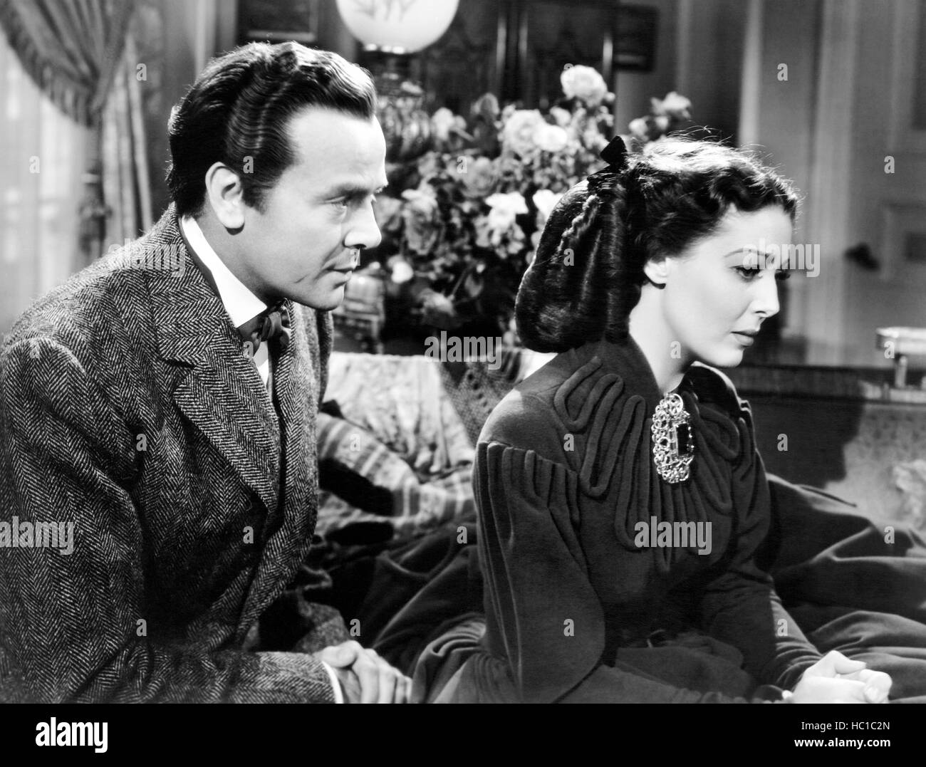 THE MEN IN HER LIFE, from left: Dean Jagger, Loretta Young, 1941 Stock ...