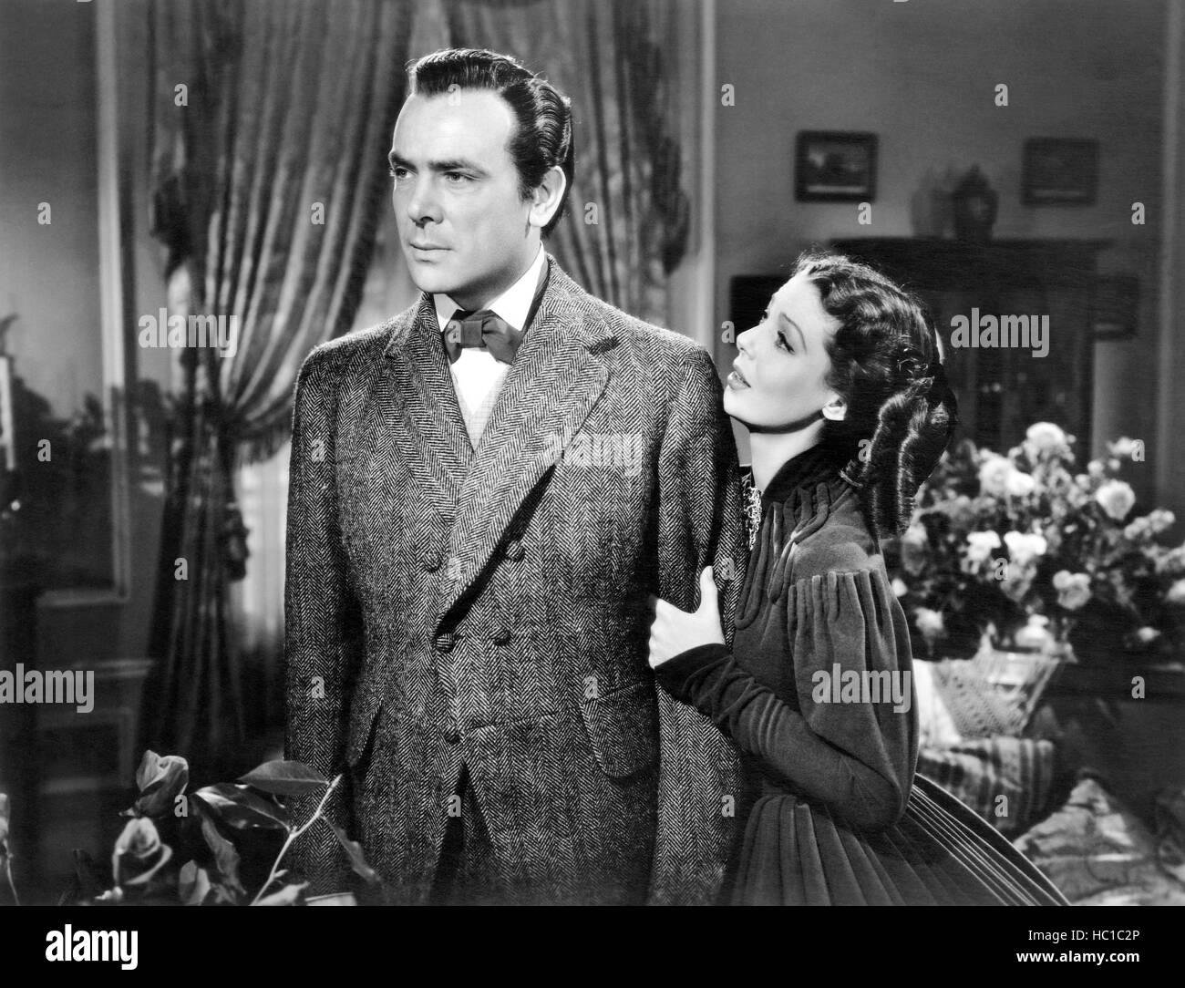 THE MEN IN HER LIFE, from left: Dean Jagger, Loretta Young, 1941 Stock ...