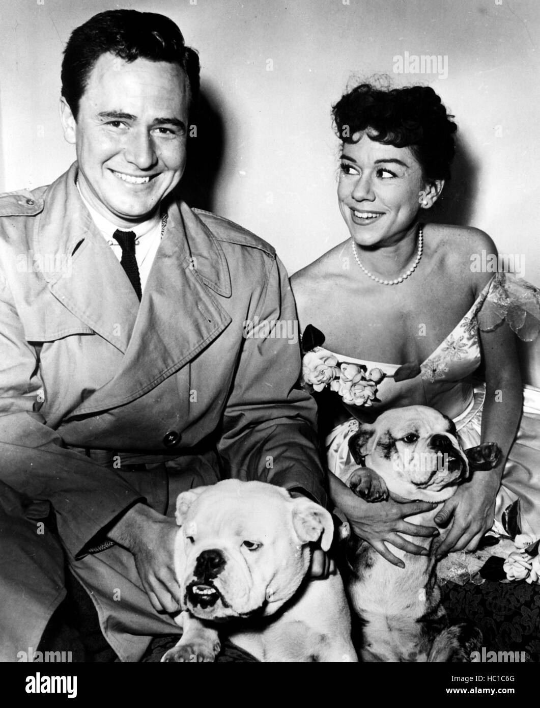 MELBA, Patrice Munsel, right, visited on-set by her husband, Robert ...