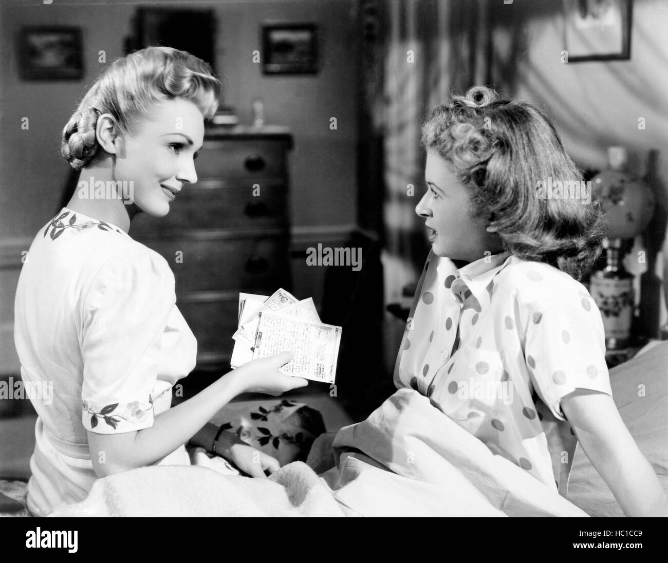 MEET MISS BOBBY SOCKS, from left, Lynn Merrick, Louise Erickson, 1944 Stock Photo - Alamy