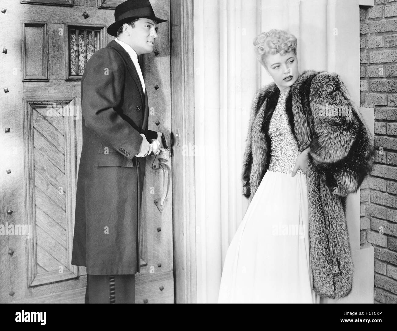 MEN ON HER MIND, from left: Ted North, Mary Beth Hughes, 1944 Stock ...