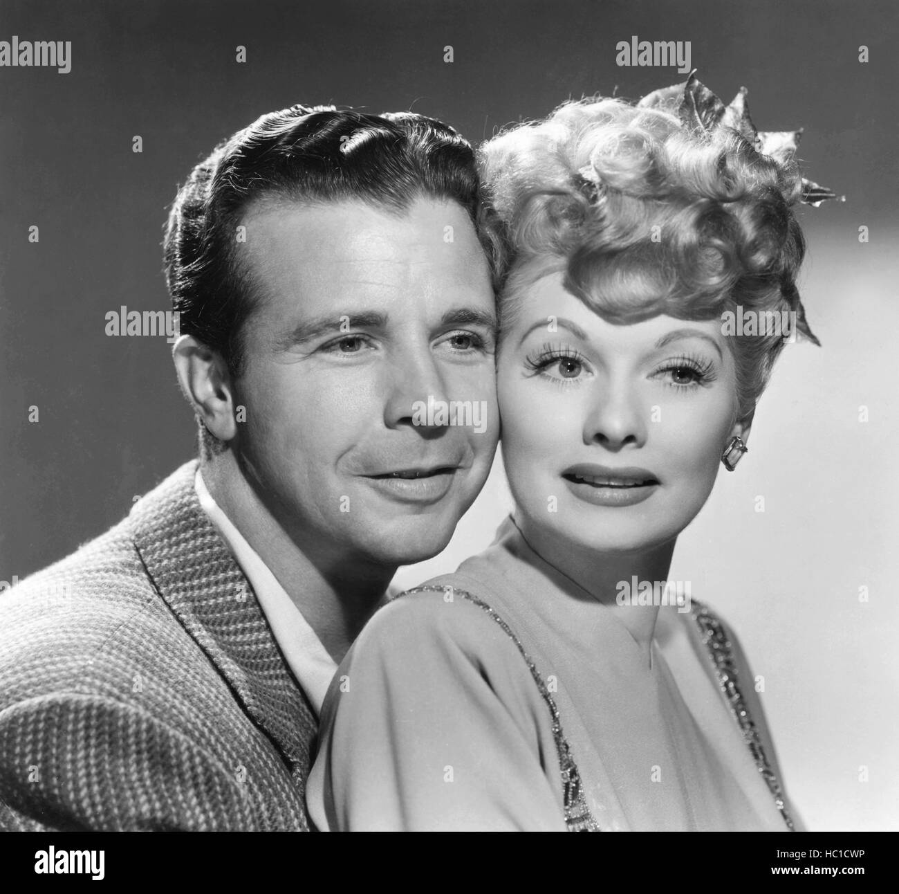 MEET THE PEOPLE, from left: dick Powell, Lucille Ball, 1944 Stock Photo ...