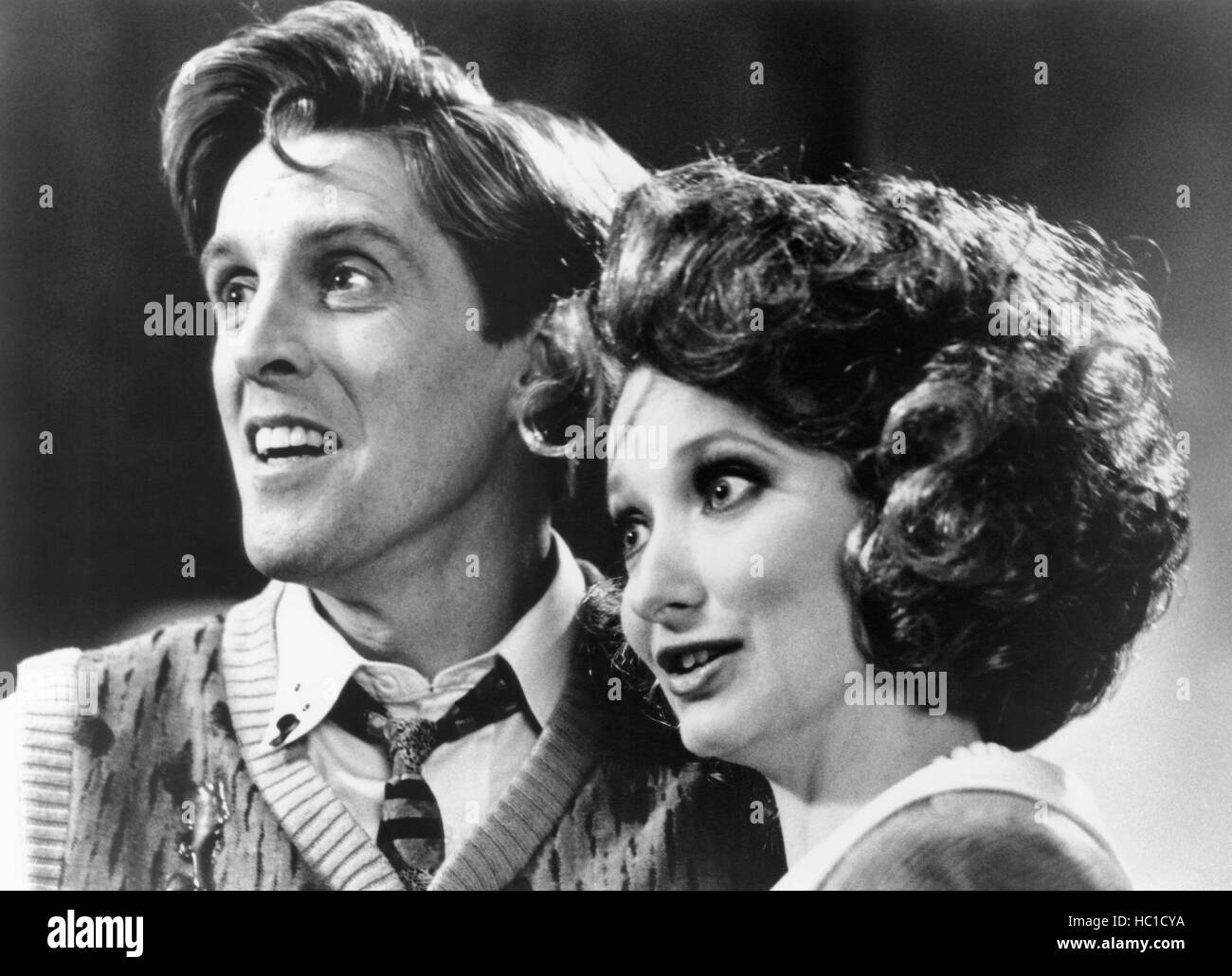 MEET THE HOLLOWHEADS, from left: John Glover, Nancy Mette, 1989. ©Moviestore Entertainment ...