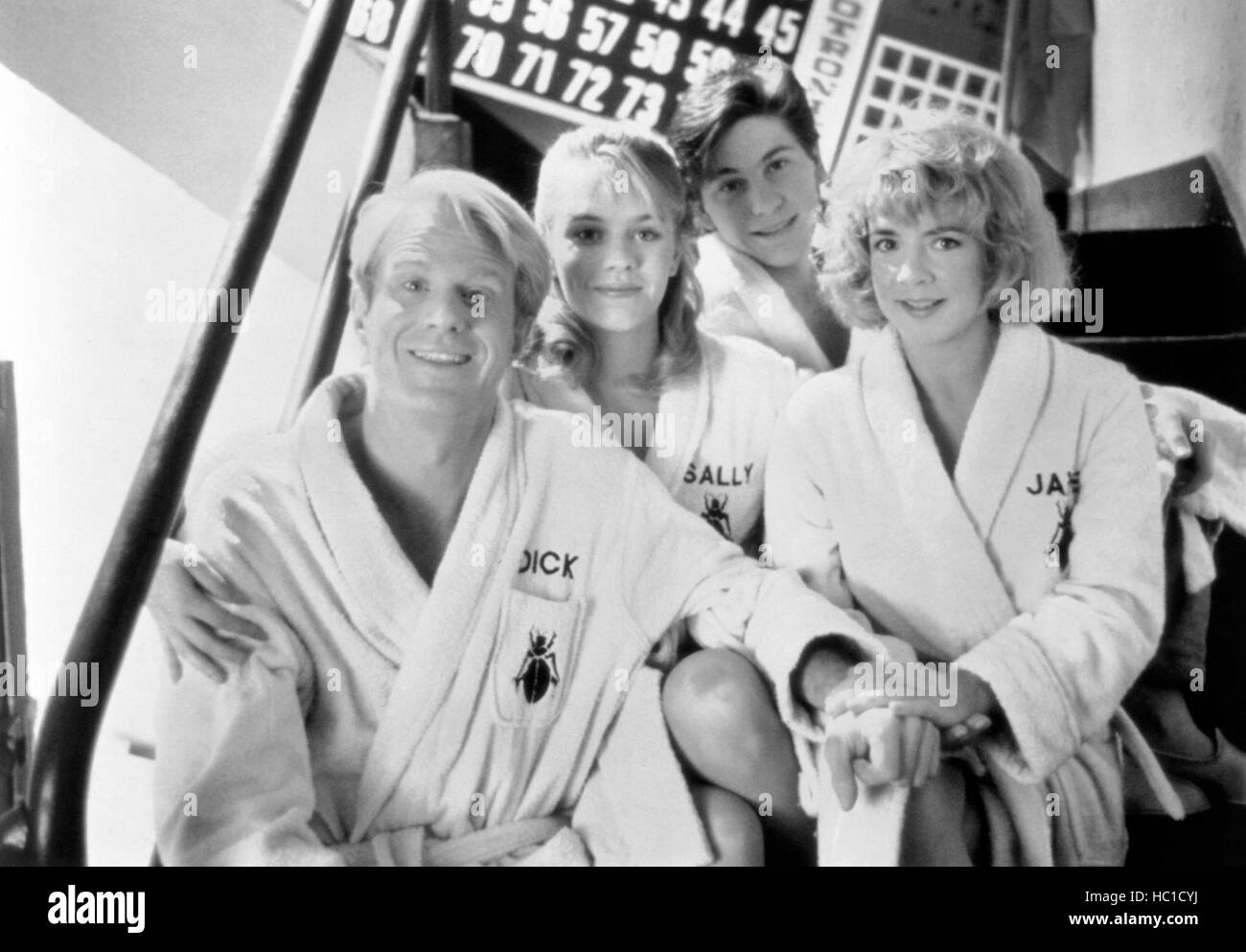 MEET THE APPLEGATES, from left, Ed Begley, Jr., Camille Cooper, Bobby ...