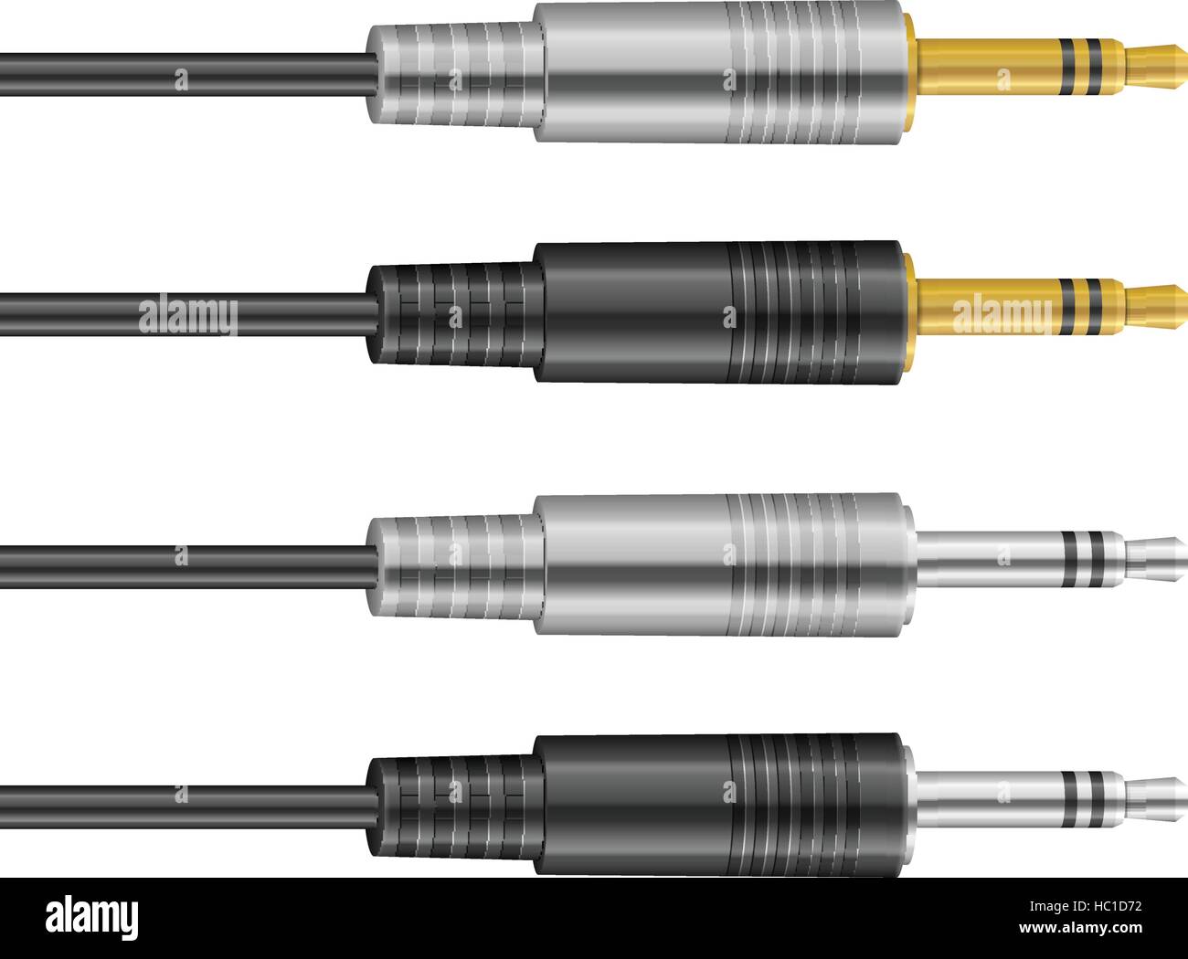 Audio jack on a white background. Vector illustration Stock Vector ...