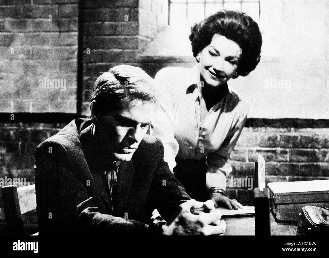 MIX ME A PERSON, from left: Adam Faith, Anne Baxter, 1962 Stock Photo ...
