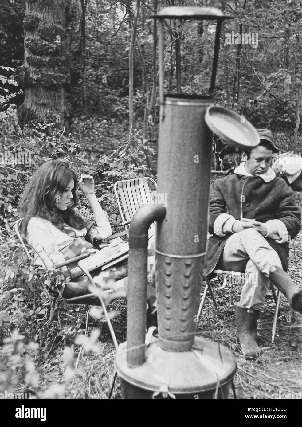 A MIDSUMMER NIGHT'S DREAM, Diana Rigg, on location in the Warwickshire ...