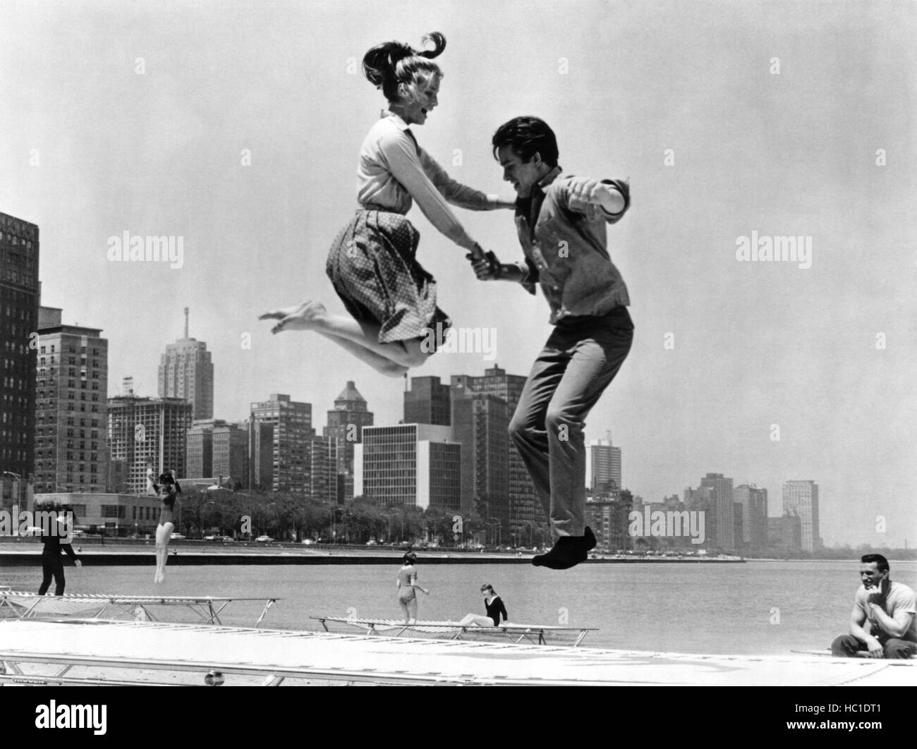 MICKEY ONE, Alexandra Stewart, Warren Beatty, 1965 Stock Photo - Alamy