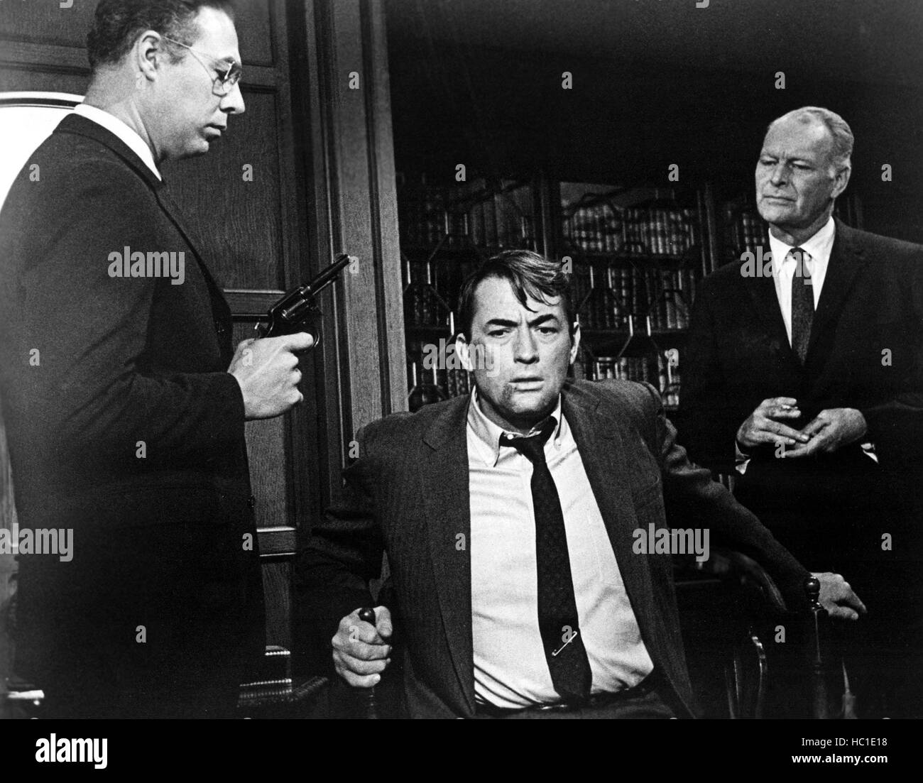 MIRAGE, George Kennedy, Gregory Peck, Leif Erickson, 1965 Stock Photo ...