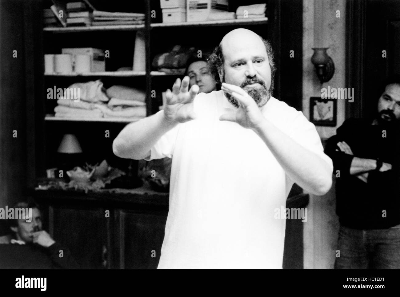 MISERY, director Rob Reiner on set, 1990, © Columbia/courtesy Everett ...