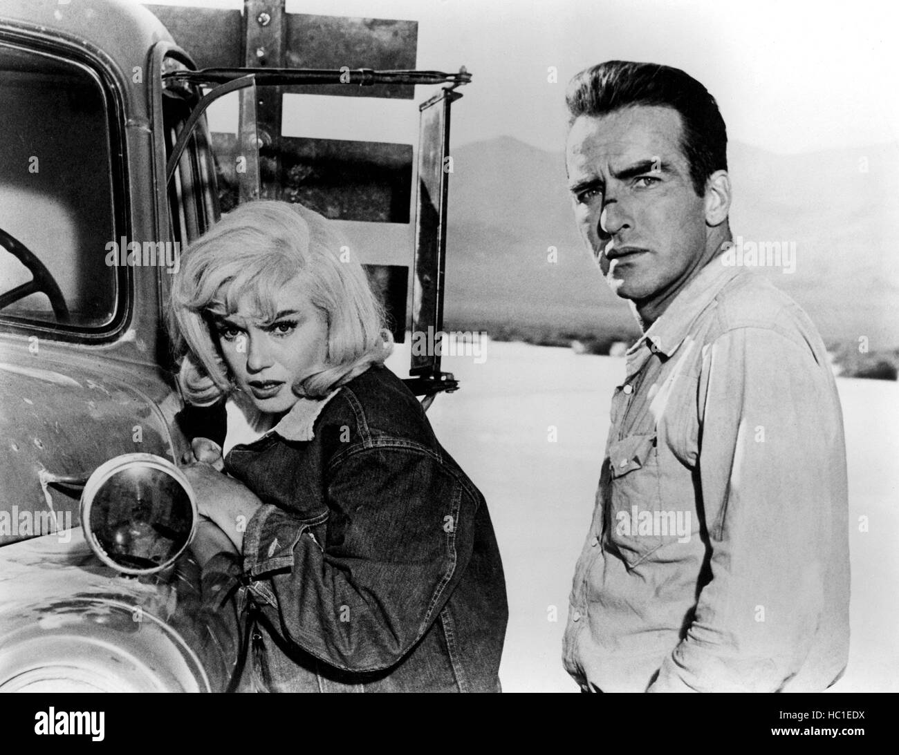 THE MISFITS, Marilyn Monroe, Montgomery Clift, 1961 Stock Photo - Alamy