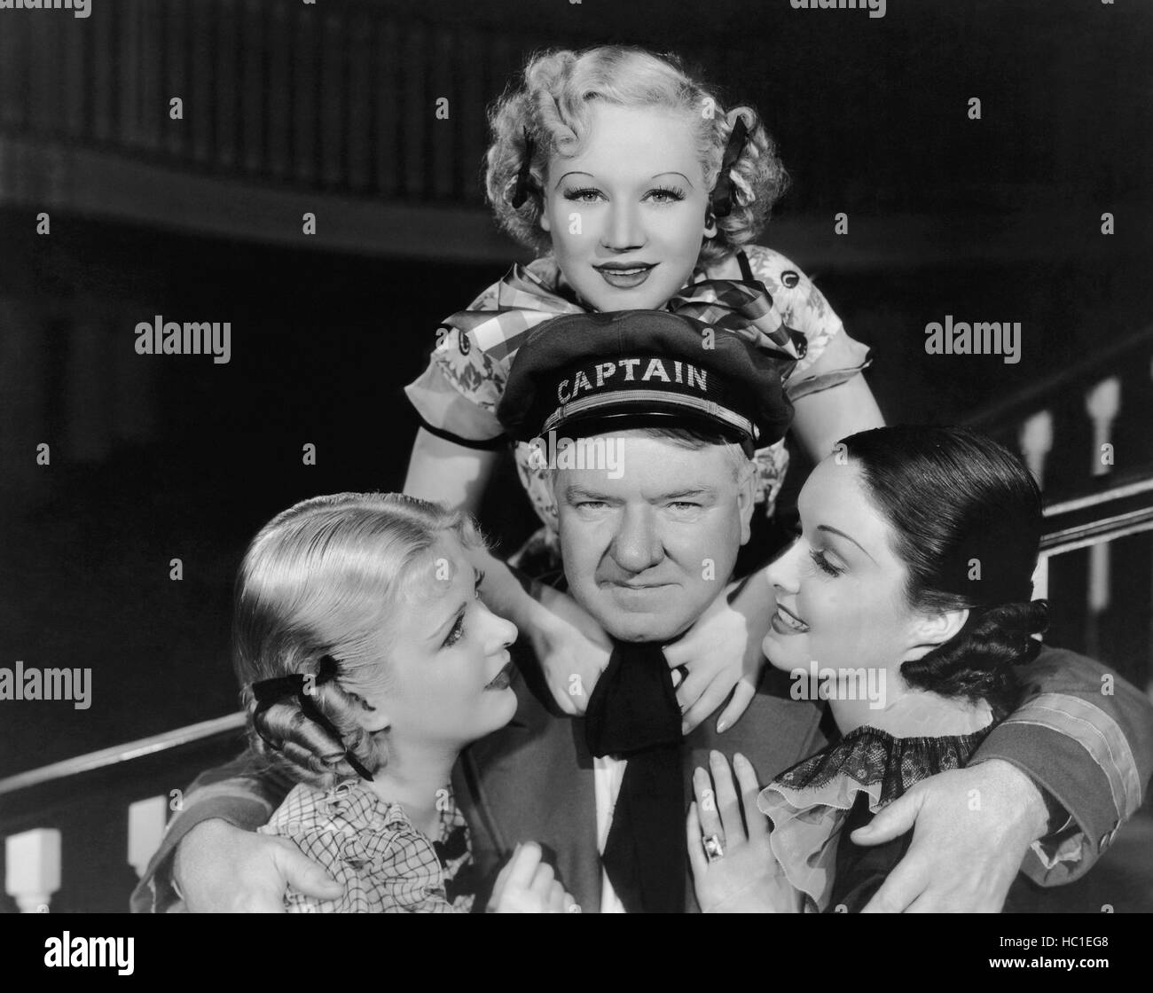 MISSISSIPPI, W.C. Fields, with (from left) Joan Bennett, Queenie Smith ...