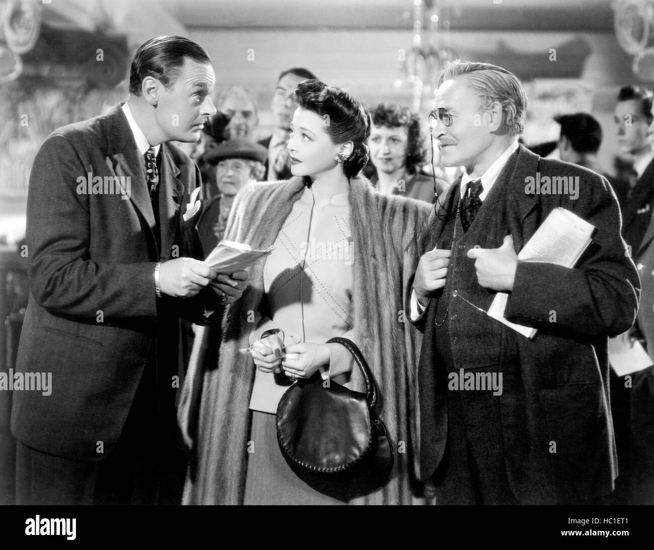 MR. ACE, Jerome Cowan, Sylvia Sidney, Roman Bohnen, 1946 Stock Photo ...