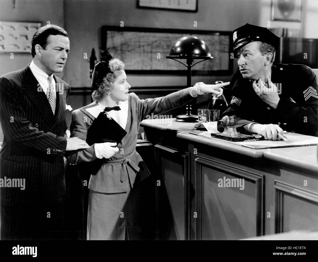 MR. AND MRS. NORTH, from left, William Post, Jr., Gracie Allen, James ...